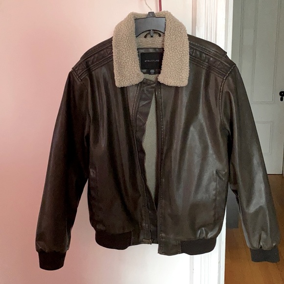 Structure | Jackets & Coats | Structure Leather Jacket | Poshmark